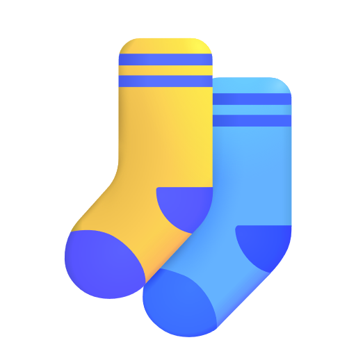 🧦 Socks on Microsoft 3D Fluent 15.1