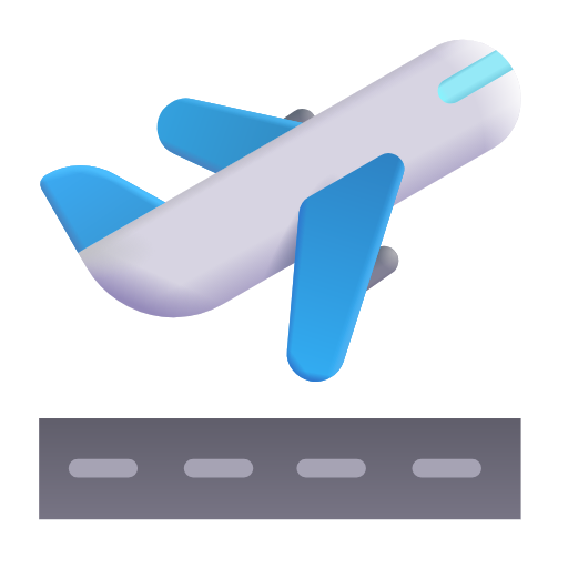 🛫 Avión Despegando en Microsoft 3D Fluent 16.0