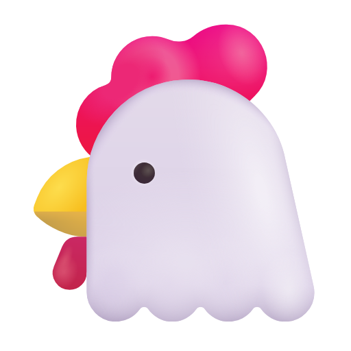 Microsoft 3D Fluent 16.0上的🐔 鸡