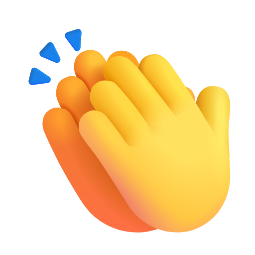👏 Clapping Hands on Microsoft 3D Fluent 16.0