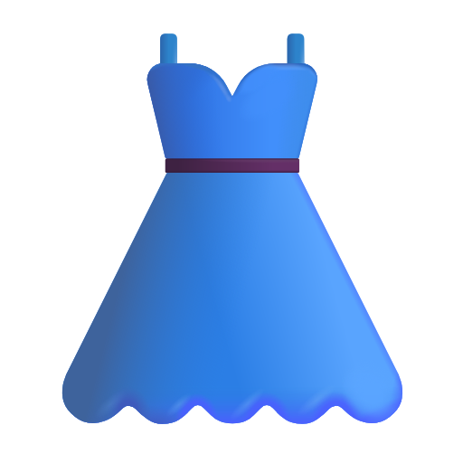 👗 Dress on Microsoft 3D Fluent 16.0