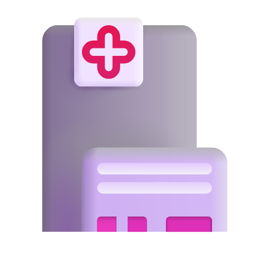 🏥 Hospital on Microsoft 3D Fluent 16.0