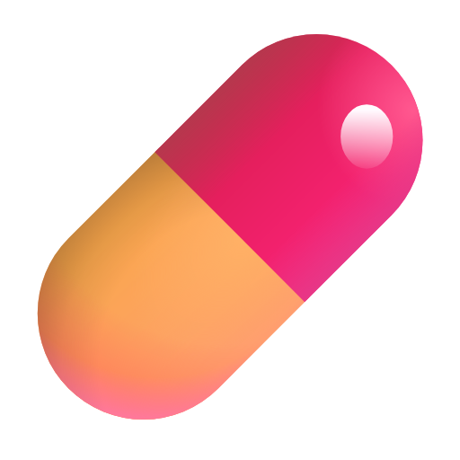 💊 Pill on Microsoft 3D Fluent 16.0