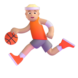 ⛹🏼 Persona Botando Un Balón: Tono De Piel Claro Medio en Microsoft ...