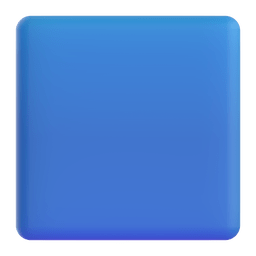 🟦 Quadrado Azul em Microsoft Teams (3D Animated) 14.0