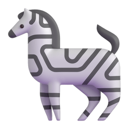 🦓 Cebra en Microsoft Teams (3D Animated) 14.0