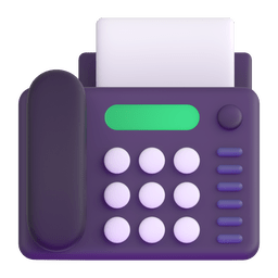 📠 Fax Machine on Microsoft Teams (3D Animated) 15.1