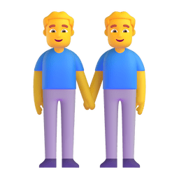 👬 Men Holding Hands on Microsoft Teams (3D Animated) 15.1