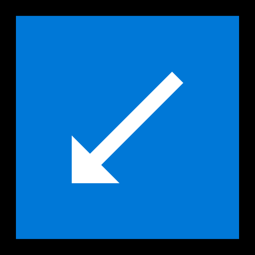 ↙️ Down-Left Arrow on Microsoft Windows 10 May 2019 Update
