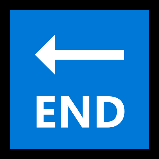 🔚 End Arrow on Microsoft Windows 11