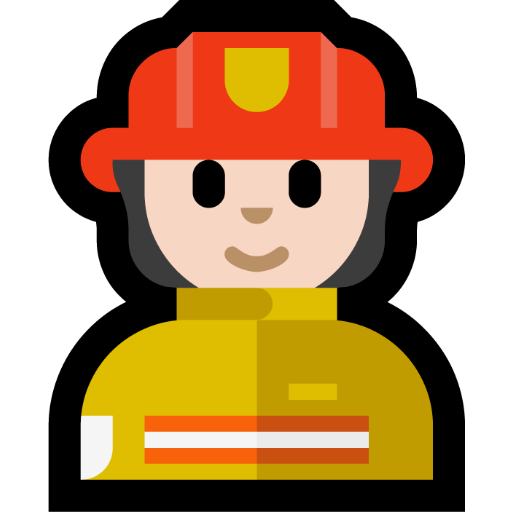 🧑🏻‍🚒 Firefighter: Light Skin Tone on Microsoft Windows 11