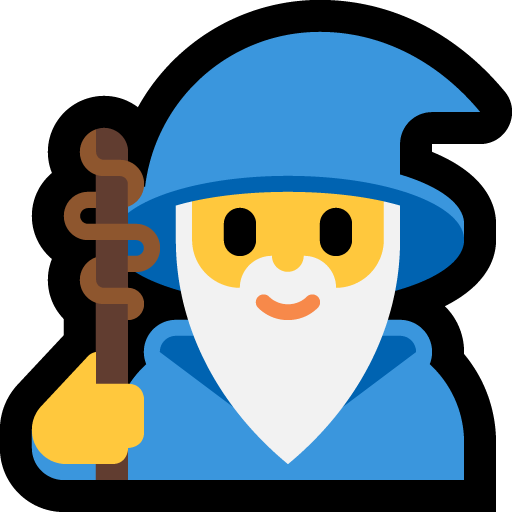 🧙‍♂️ Mago Uomo su Microsoft Windows 11