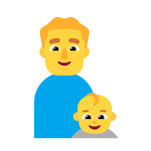 👨‍👶 Family: Man, Baby on Microsoft Windows 11 November 2021 Update