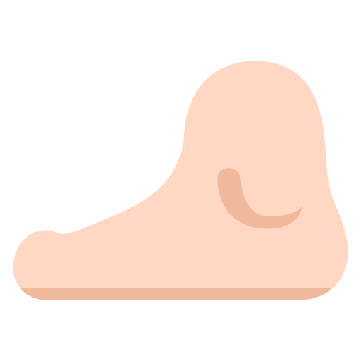 🦶🏻 Foot: Light Skin Tone on Microsoft Windows 11 November 2021 Update