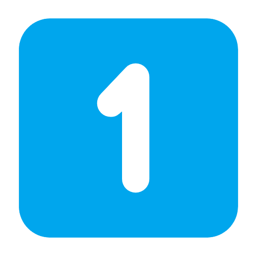 1️⃣ Keycap Digit One on Microsoft Windows 11 22H2