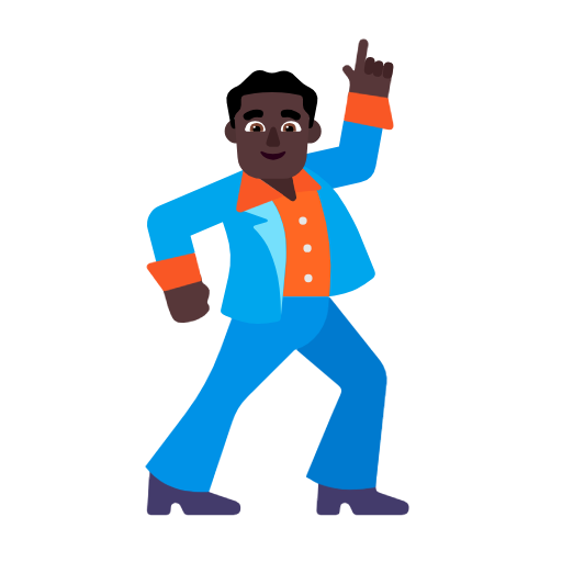 🕺🏿 Danseur : Peau Foncée sur Microsoft Windows 11 23H2