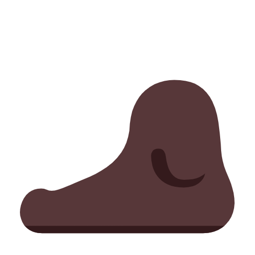 🦶🏿 Foot: Dark Skin Tone on Microsoft Windows 11 23H2 June 2024 Update