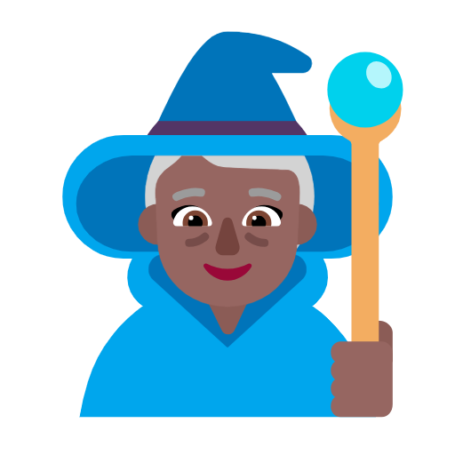 🧙🏾‍♀️ Mage Femme: Peau Mate sur Microsoft Windows 11 23H2 June 2024 Update