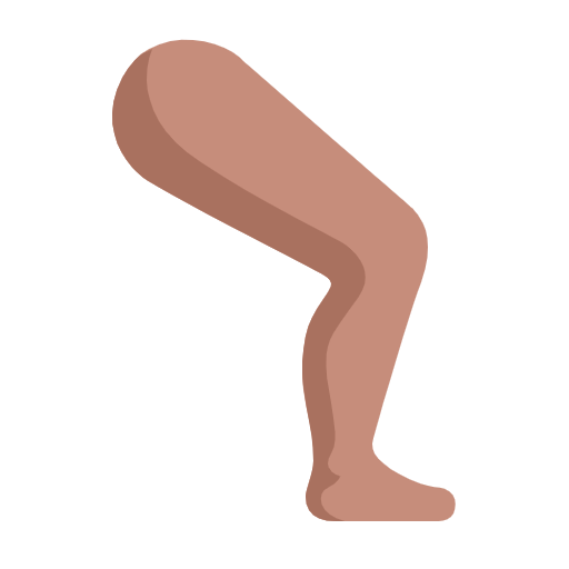🦵🏽 Leg: Medium Skin Tone on Microsoft Windows 11 24H2 August 2025 Update