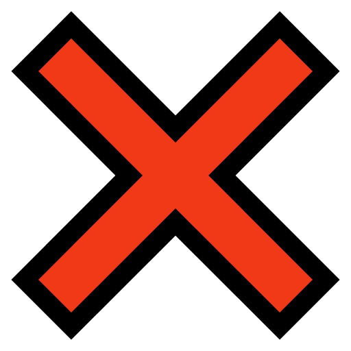 Cross Mark on Microsoft Windows 10 Creators Update
