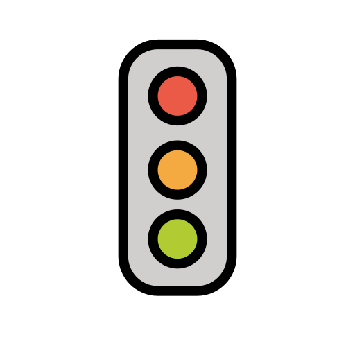 🚦 Vertical Traffic Light on OpenMoji 13.1