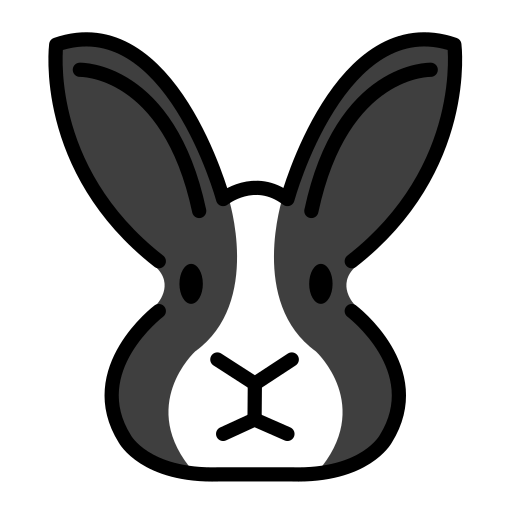 🐰 Rabbit Face on OpenMoji 14.0