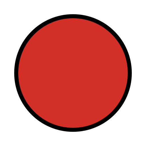 🔴 Red Circle on OpenMoji 15.1