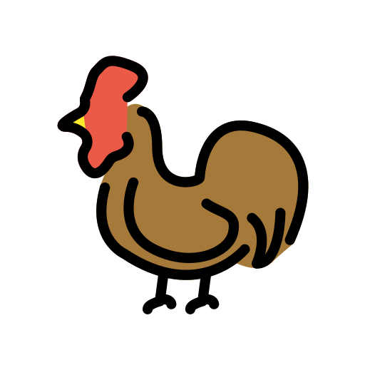🐓 Rooster on OpenMoji 15.1