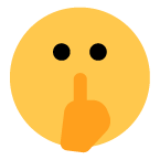 🤫 Shushing Face on Toss Face (토스페이스) March 2022