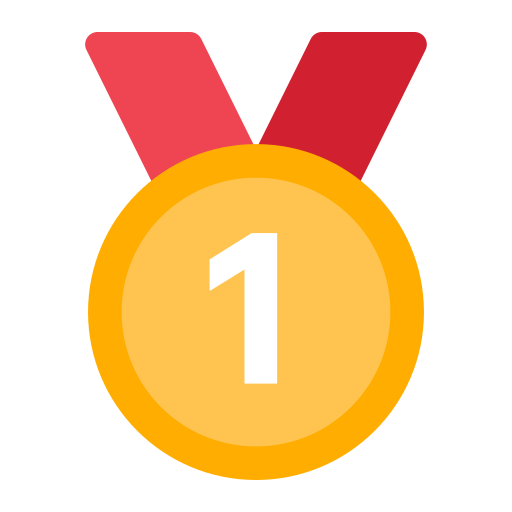 🥇 1st Place Medal on Toss Face (토스페이스) 1.5