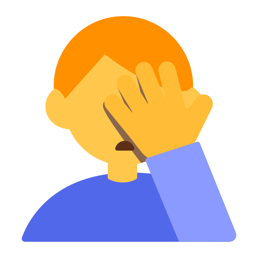 🤦‍♂️ Man Facepalming on Toss Face (토스페이스) 1.5