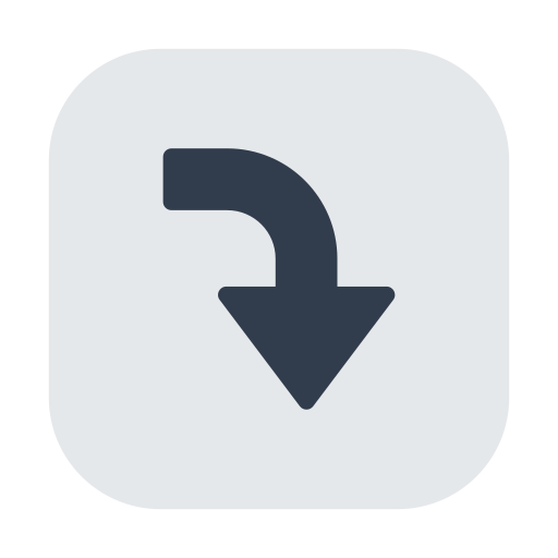 ⤵️ Right Arrow Curving Down on Toss Face (토스페이스) 1.5