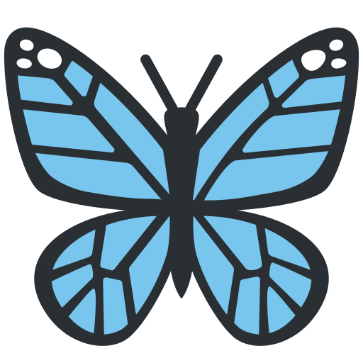 🦋 Butterfly on Twitter / X Twemoji 2.6