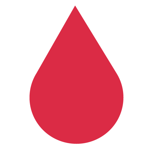 🩸 Drop of Blood on Twitter / X Twemoji 12.1.4