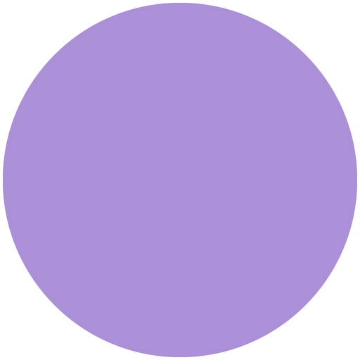 🟣 Círculo Morado en Twitter / X Twemoji 15.0.1