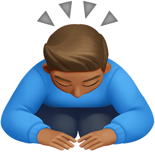 🙇🏽‍♂️ Hombre Haciendo Una Reverencia: Tono De Piel Medio en Twitter ...