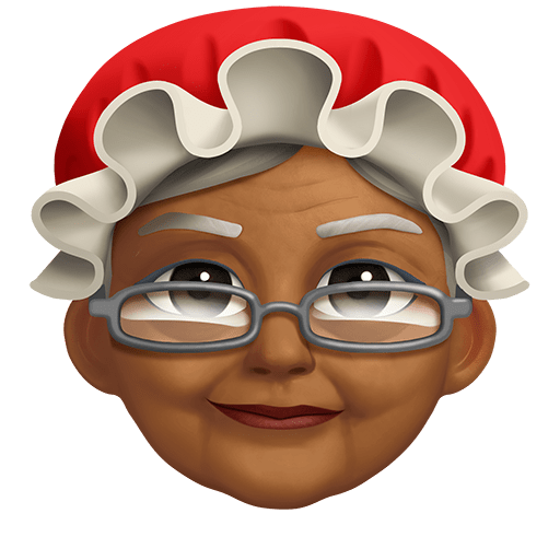 🤶🏾 Mrs. Claus: Medium-Dark Skin Tone on Twitter Emoji Stickers 13.1