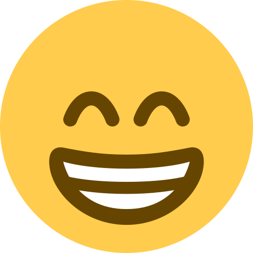 😁 Beaming Face with Smiling Eyes on Twitter / X January 2025 Update