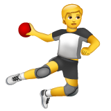 🤾 Person Playing Handball on WhatsApp 2.24.8.85