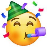 🥳 Partying Face on WhatsApp 2.25.9.78