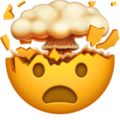 🤯 Shocked Face with Exploding Head Emoji