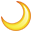 🌙 Crescent Moon Emoji