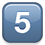 5️⃣ Keycap Digit Five Emoji