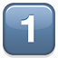 1️⃣ Keycap Digit One Emoji