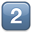 2️⃣ Keycap Digit Two Emoji