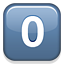 0️⃣ Keycap Digit Zero Emoji