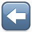 ⬅️ Leftwards Black Arrow Emoji