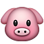 🐷 Pig Face Emoji