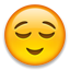 😌 Relieved Face Emoji