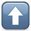 ⬆️ Upwards Black Arrow Emoji
